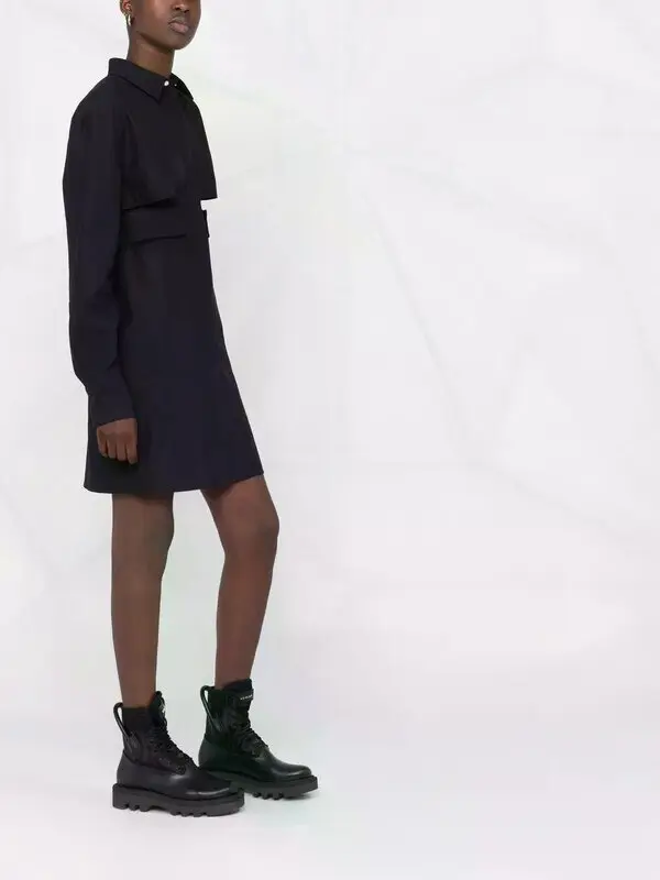 Givenchy Graphic Cut-out A-line Shirt Dress