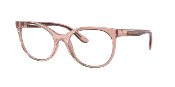 Dolce & Gabbana Cat Eye Eyeglasses - Transparent Pink