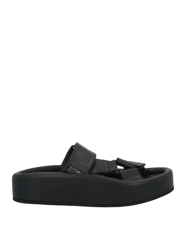 Maison Margiela Leather Sandals In Black - 65% Off | Editorialist