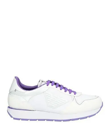 Emporio Armani Textile Fibers Sneakers - White