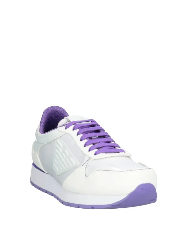 Emporio Armani Textile Fibers Sneakers - White