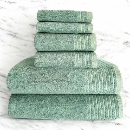 BEDVOYAGE Viscose Odor & Mildew Resistant Spa Towel Collection - Seaglass