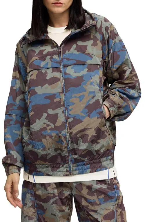 PUMA Camo Hooded Zip Jacket