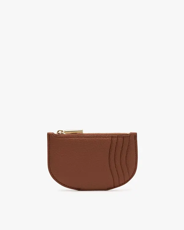 Cuyana Cardholder - Dark Chestnut
