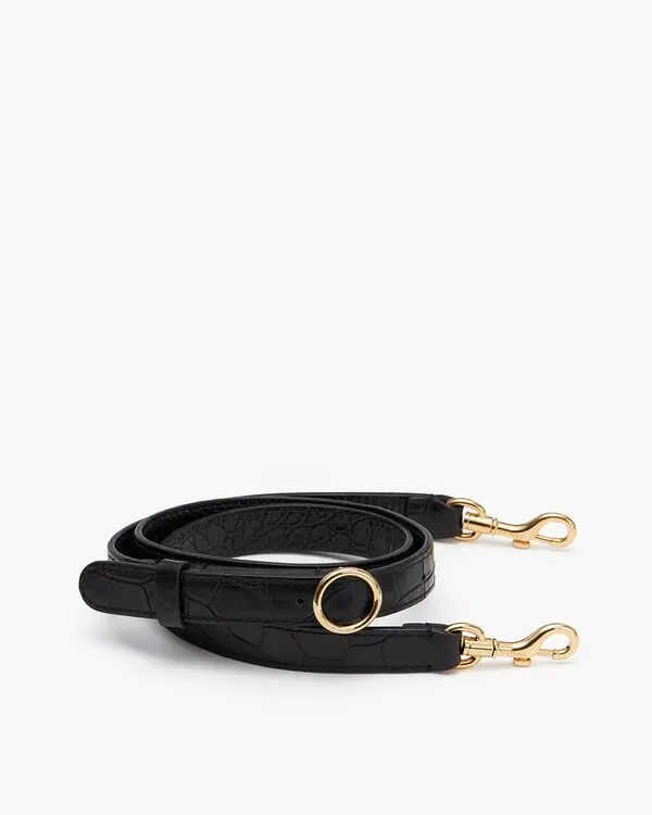 Cuyana Adjustable Leather Strap - Black