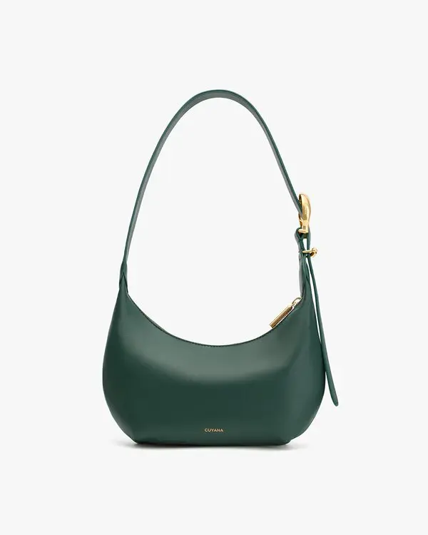 Cuyana Mini Celestia Bag - Bottle Green