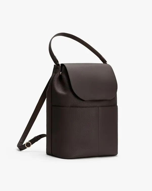 Cuyana Leather 16-inch Backpack - Mocha