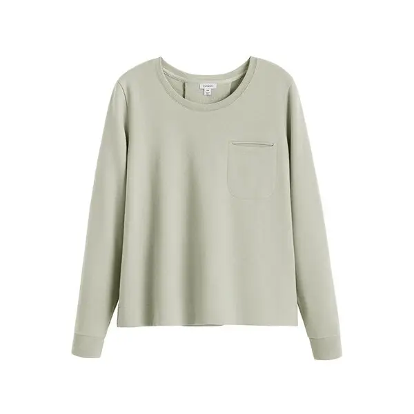 Cuyana French Terry Pleat-back Sweatshirt