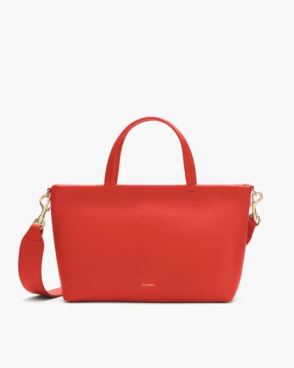 Cuyana Mini Easy Zipper Tote Bag - Chili