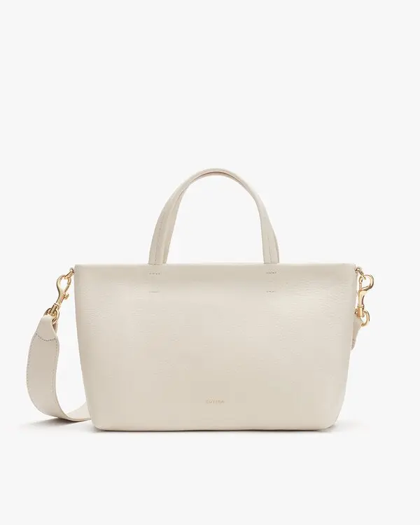 Cuyana Mini Easy Zipper Tote Bag - Ecru