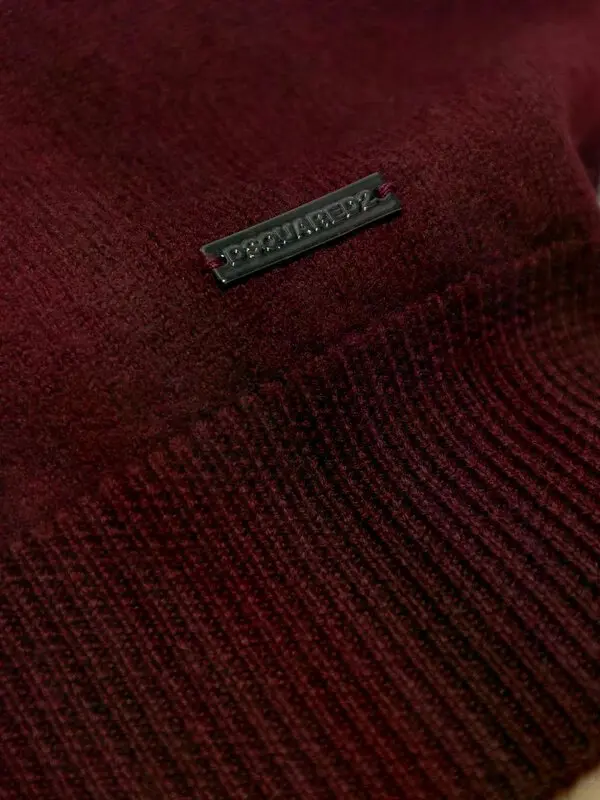 Dsquared2 V-neck Sleeveless Wool Top