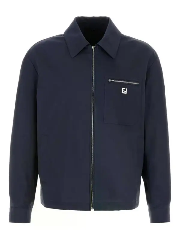 Fendi Zip-up Shirt Jacket