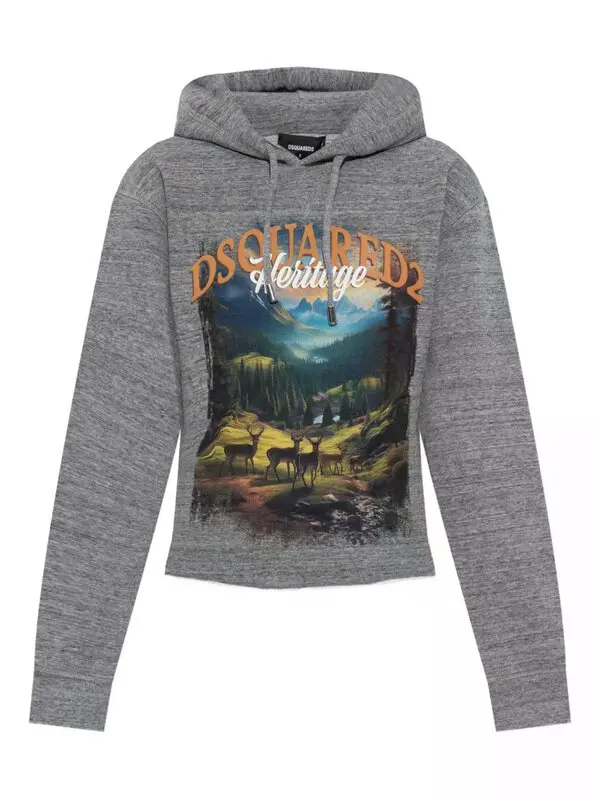Dsquared2 Landscape-print Hoodie