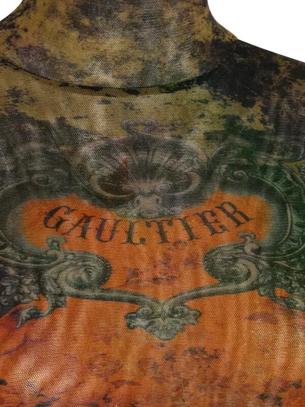 JEAN PAUL GAULTIER Graphic-print Bodysuit