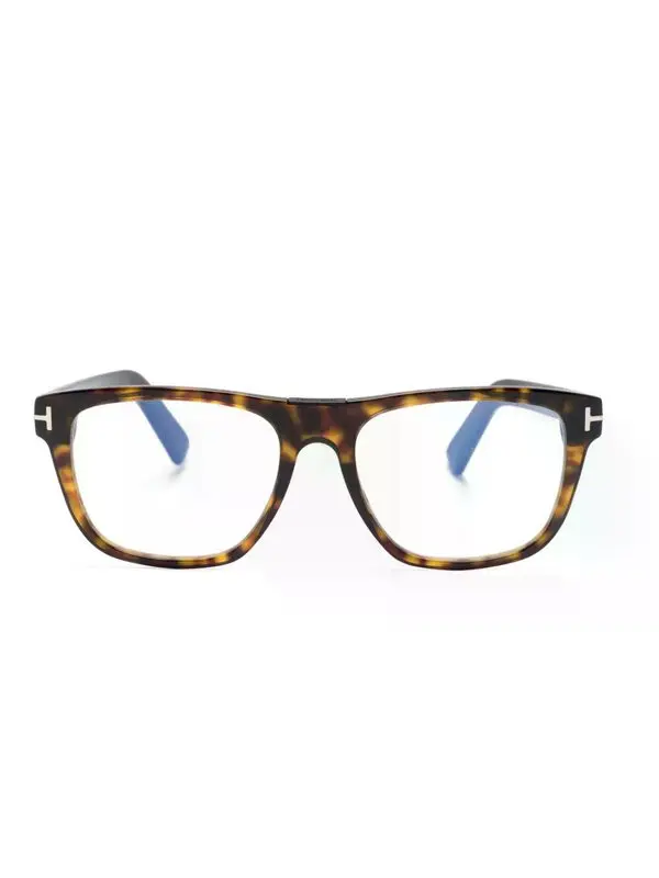 TOM FORD Square-frame Glasses - Brown
