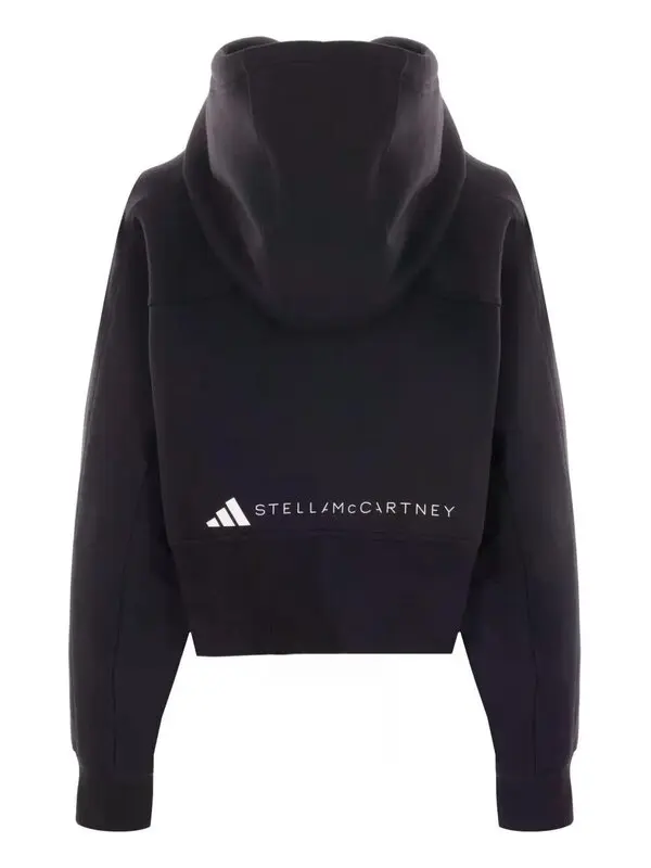 Adidas By Stella McCartney Cropped Hoodie With Drawstring