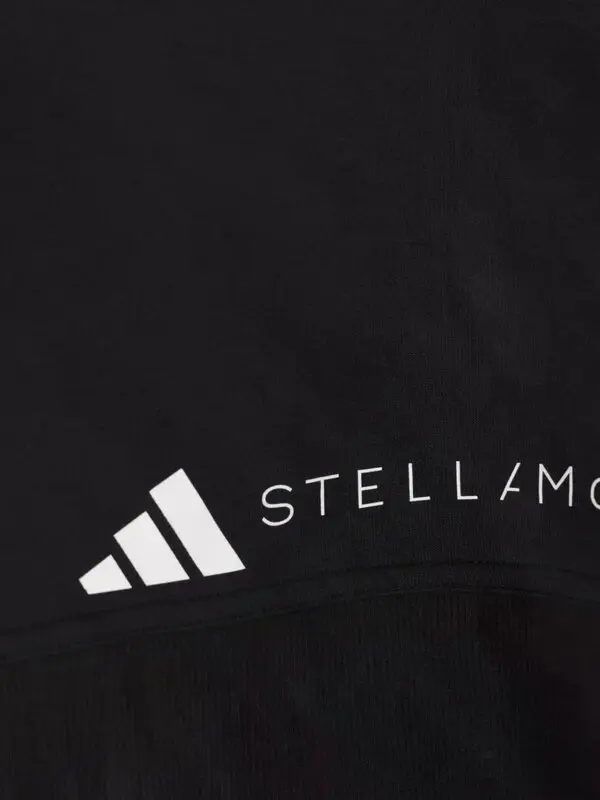 Adidas By Stella McCartney Cropped Hoodie With Drawstring
