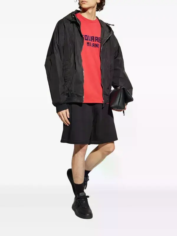 Dsquared2 Logo-print Cotton T-shirt - Red