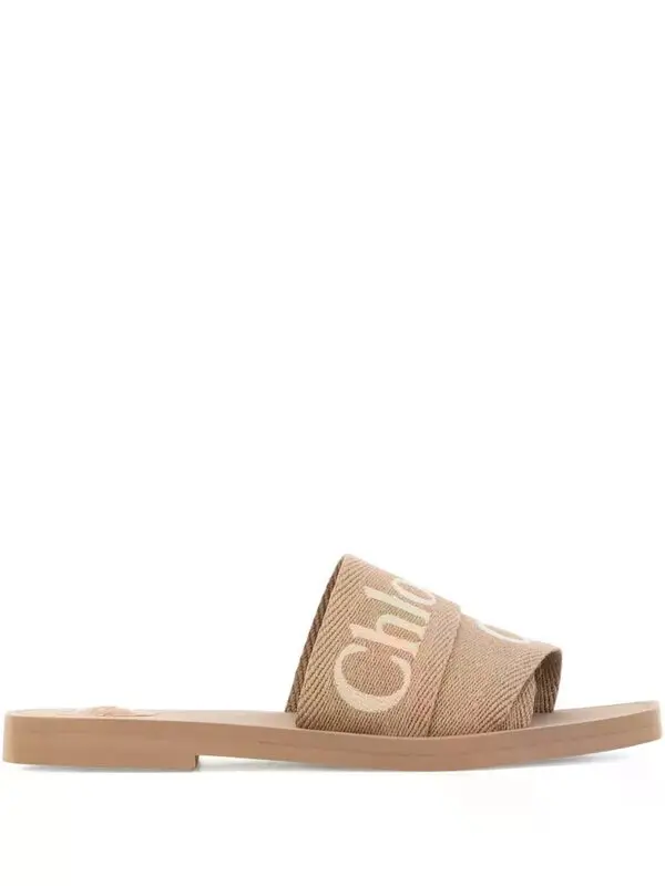 Chloé Woody Logo-jacquard Sandals