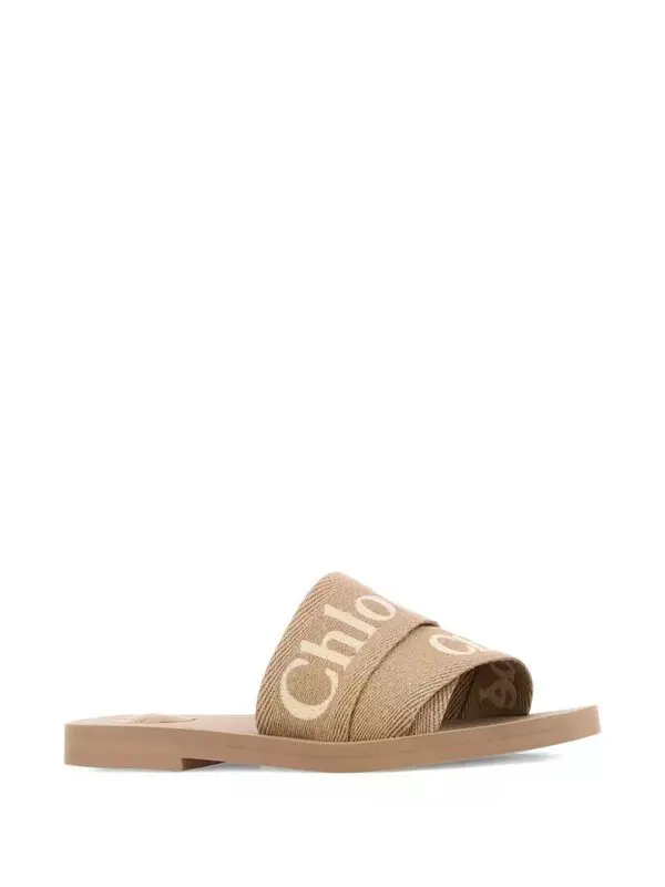 Chloé Woody Logo-jacquard Sandals
