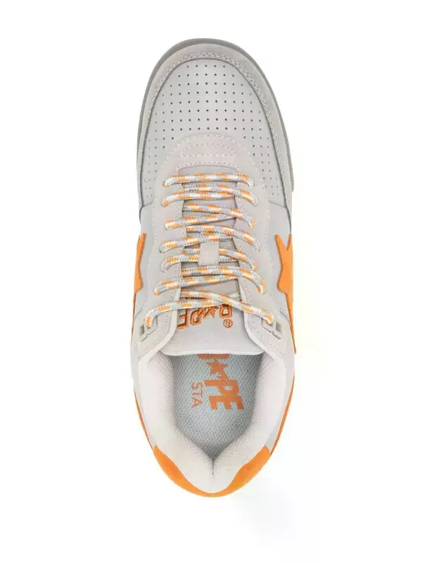 A BATHING APE Road Sta #1 Leather Sneakers