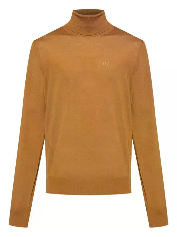 Dsquared2 Logo-detail Turtleneck Sweater