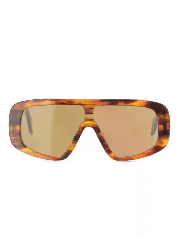Pinko Oversized Mask Sunglasses - Brown