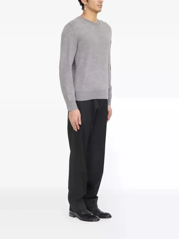 MAISON MARGIELA Crew-neck Knitted Sweater - Grey