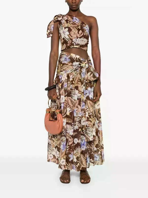 Zimmermann Coco Bow-detail Maxi Skirt