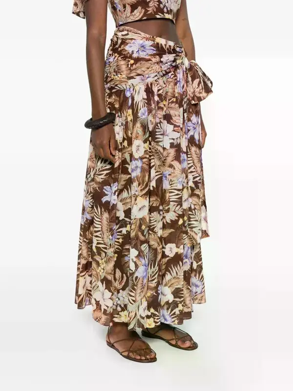Zimmermann Coco Bow-detail Maxi Skirt