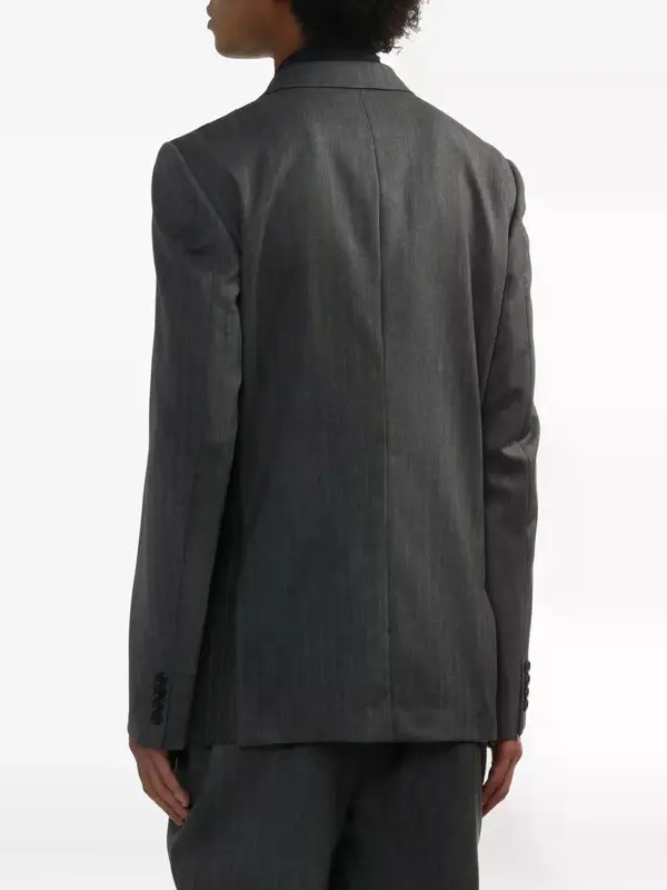 Comme Des Garçons Pinstripe Patchwork Jacket