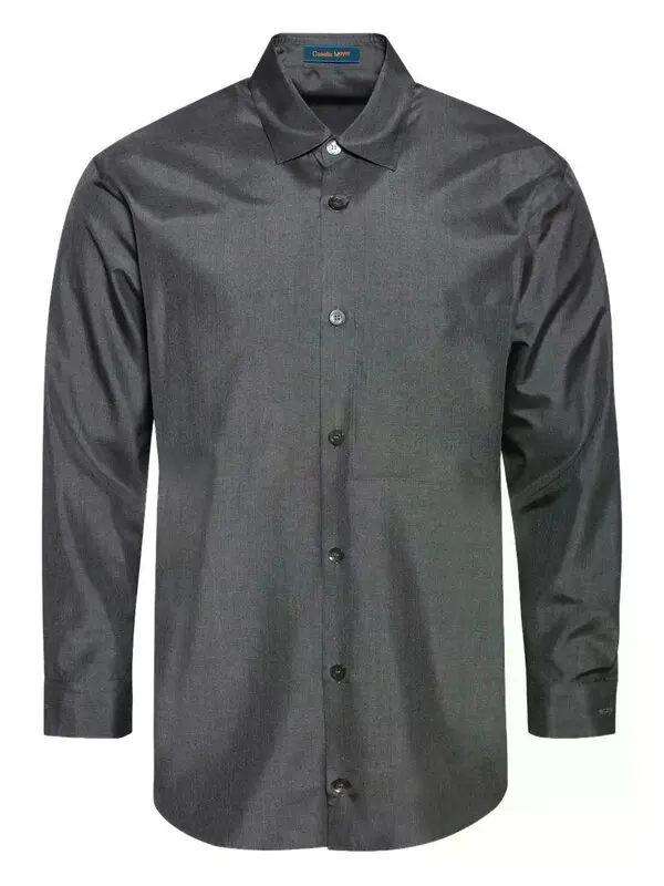 CASELLA MEYER Embroidered Silk Shirt