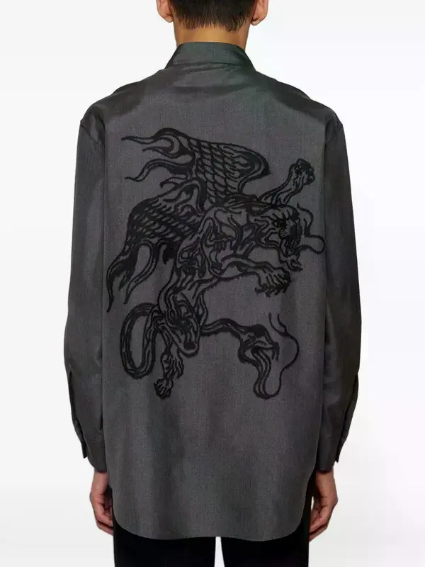 CASELLA MEYER Embroidered Silk Shirt