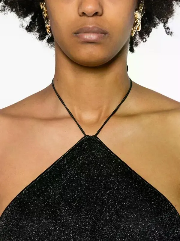 Oseree Lumière Lurex Minidress
