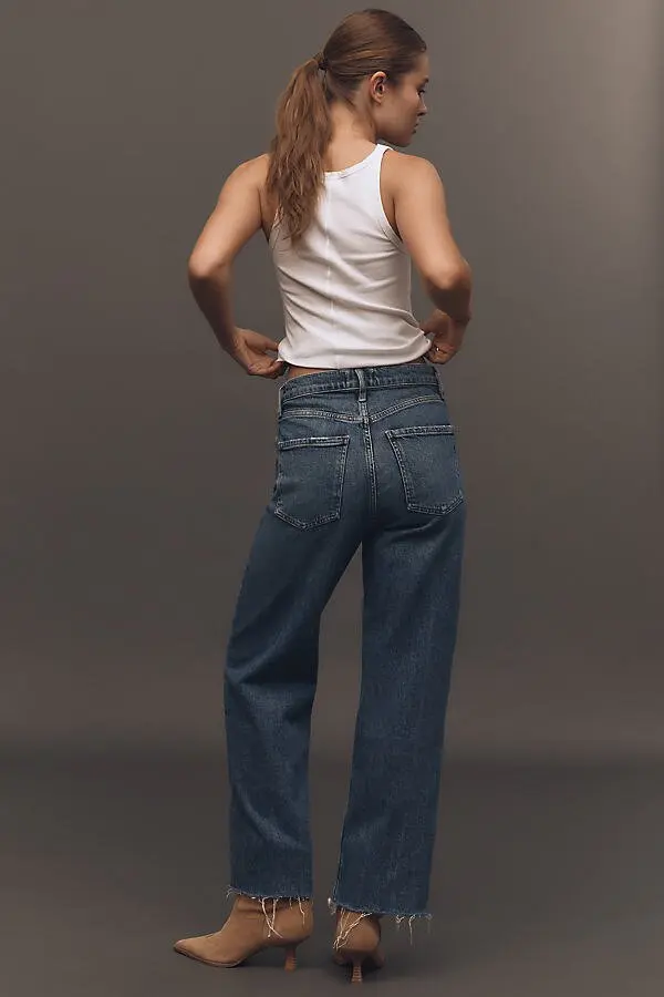 AGOLDE Ren High-rise Wide-leg Jeans - Chord