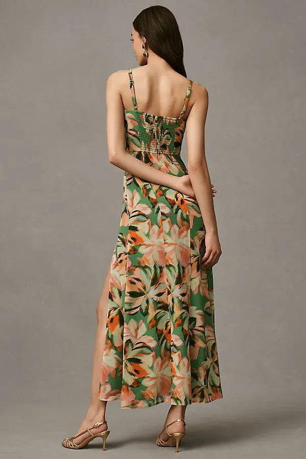 Hutch Mikayla Sleeveless V-Neck Maxi Dress In Light Green - 29% Off |  Editorialist