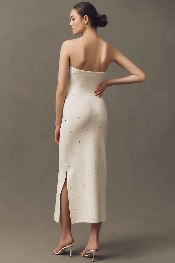 endless rose strapless textured fitted mini dress Endless Rose main image 0