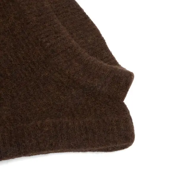 Rick Owens Knit Hood - Brown