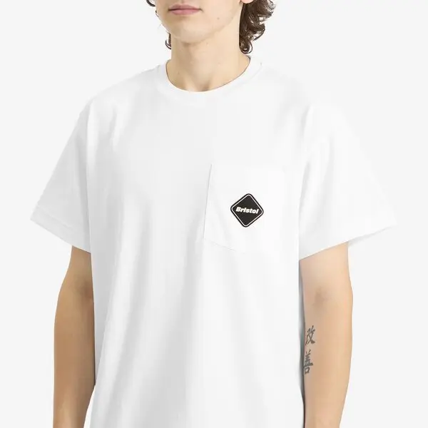 F.C. REAL BRISTOL Emblem Pocket T-shirt
