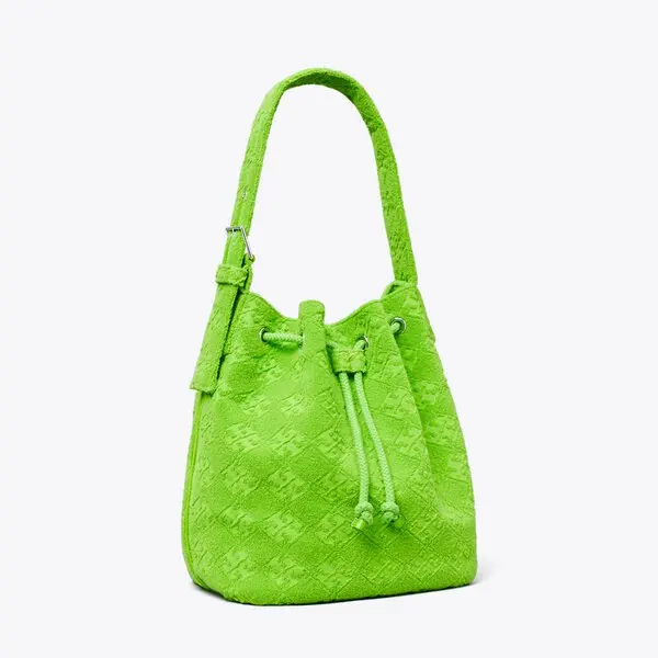 Tory Burch T Monogram Terry Oversized Bucket Bag