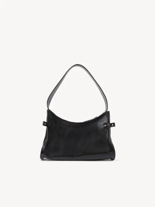 Chloé Charms Hobo Bag In Shiny Leather