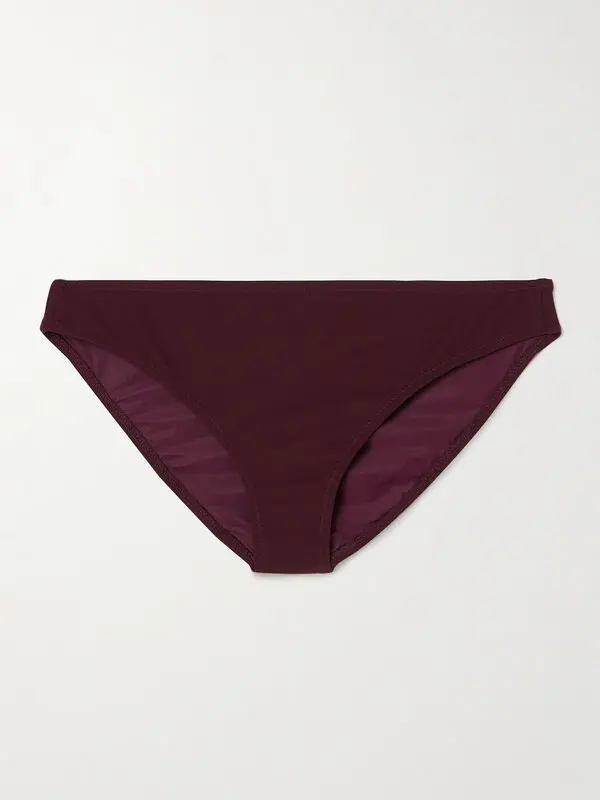 Ulla Johnson Dani Bikini Briefs - Burgundy