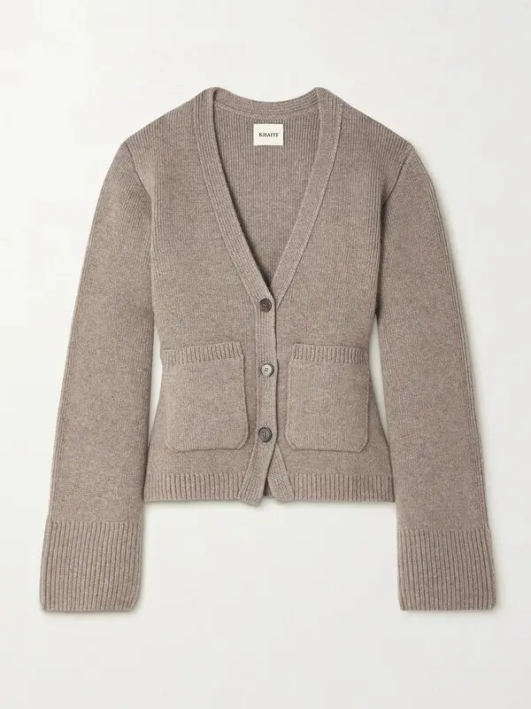 Khaite Scarlet Cashmere Cardigan - Brown