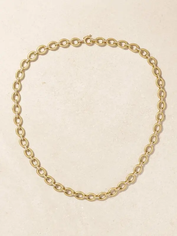 Irene Neuwirth Classic 18-karat Diamond Chain Necklace - Gold