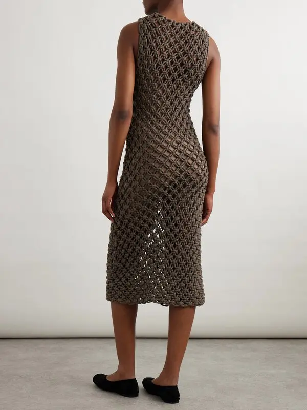 jersey ruched midi dress Lore
