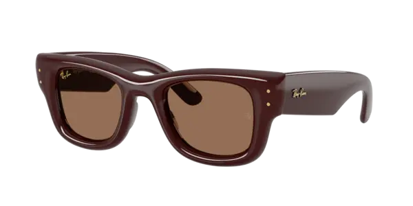 Ray-ban Wayfarer Puffer Sunglasses - Dark Brown