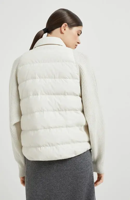 Brunello Cucinelli Cotton Down Jacket - Ivory