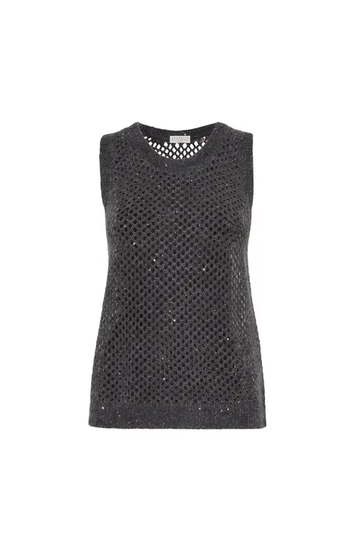 Brunello Cucinelli Net Knit Top