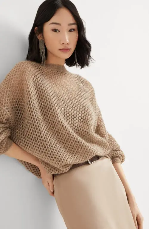 Brunello Cucinelli Mesh Sweater