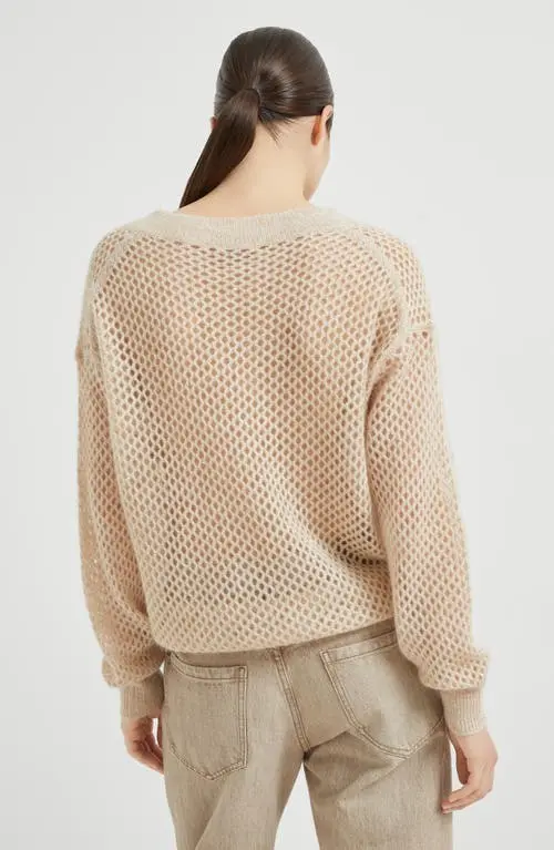 Brunello Cucinelli Mesh Knit Sweater